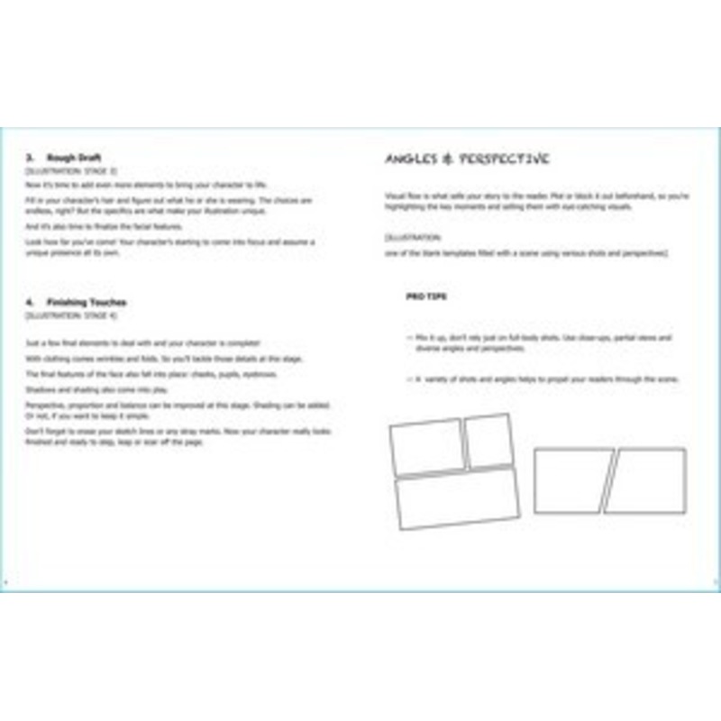 Buy Blank Comic Book Draw Your Own Manga Sketchbook Journal Notebook