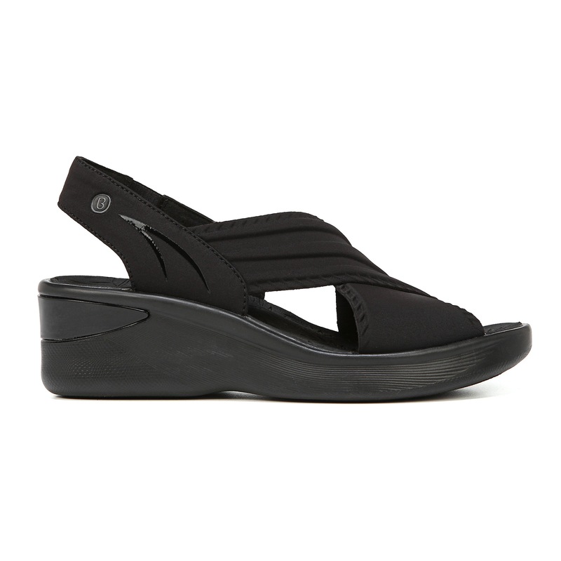 Buy Bzees Women s Sunset Wedge Sandal Black - MyDeal
