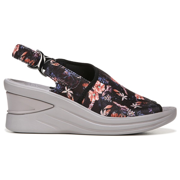 Buy Bzees Women s Viva Wedge Black Tropical - MyDeal Australia