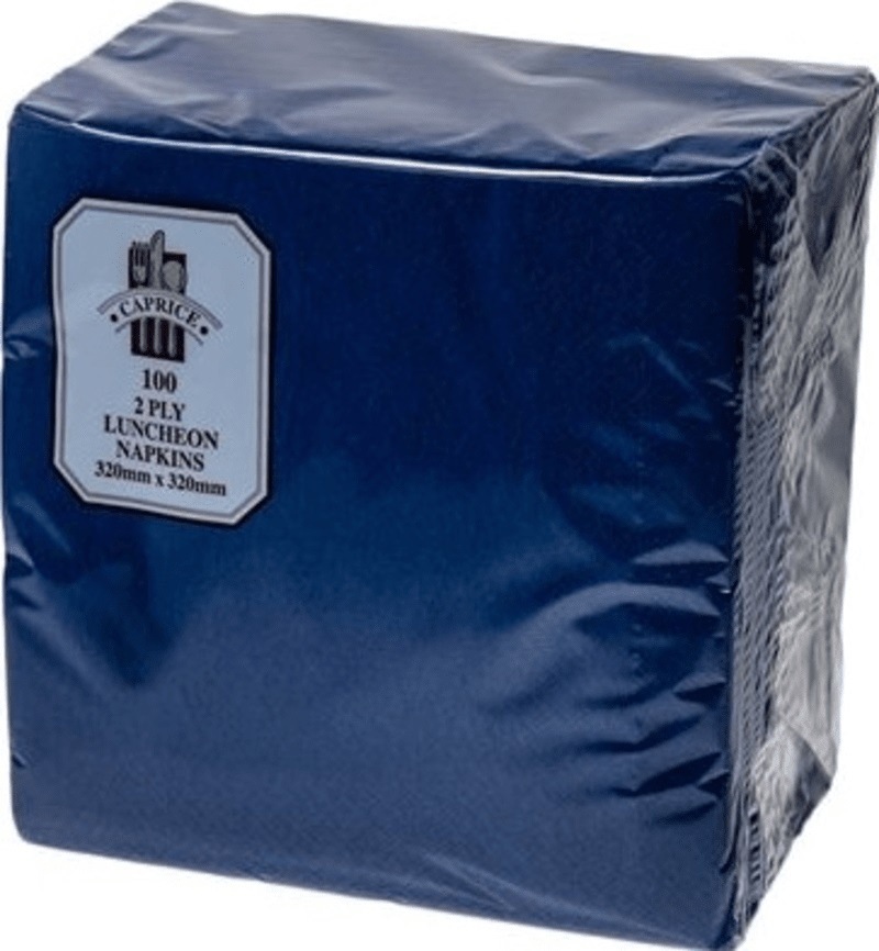 Buy 2000/Carton Caprice Lunch Napkin 2 Ply 320mm x 320mm Dark Blue ...