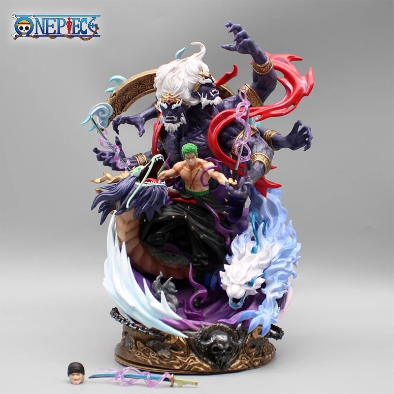 Buy One Piece Figure Roronoa Zoro Anime Figures Action Figurines 22cm ...