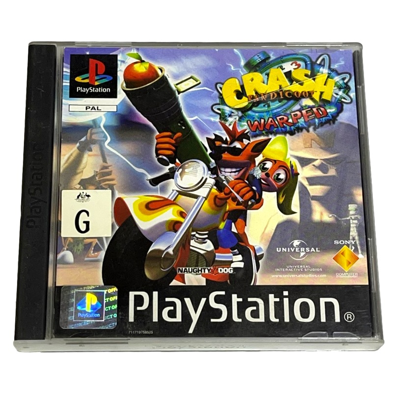 Buy Crash Bandicoot 3 Warped PS1 PS2 PS3 PAL *Complete* (Preowned) - MyDeal