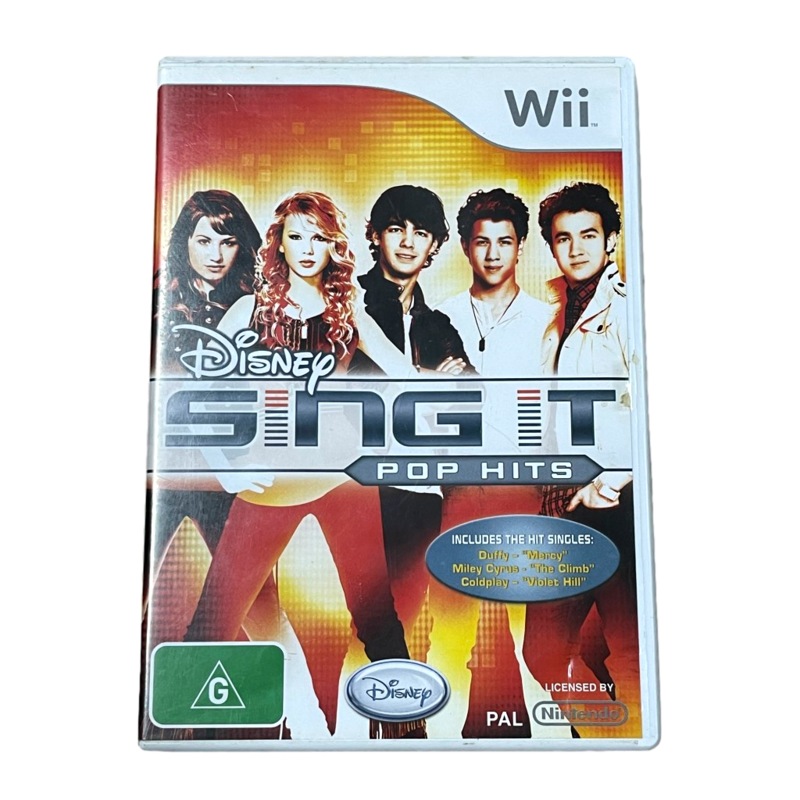 Buy Disney Sing It Pop Hits Nintendo Wii PAL *Complete* Wii U ...