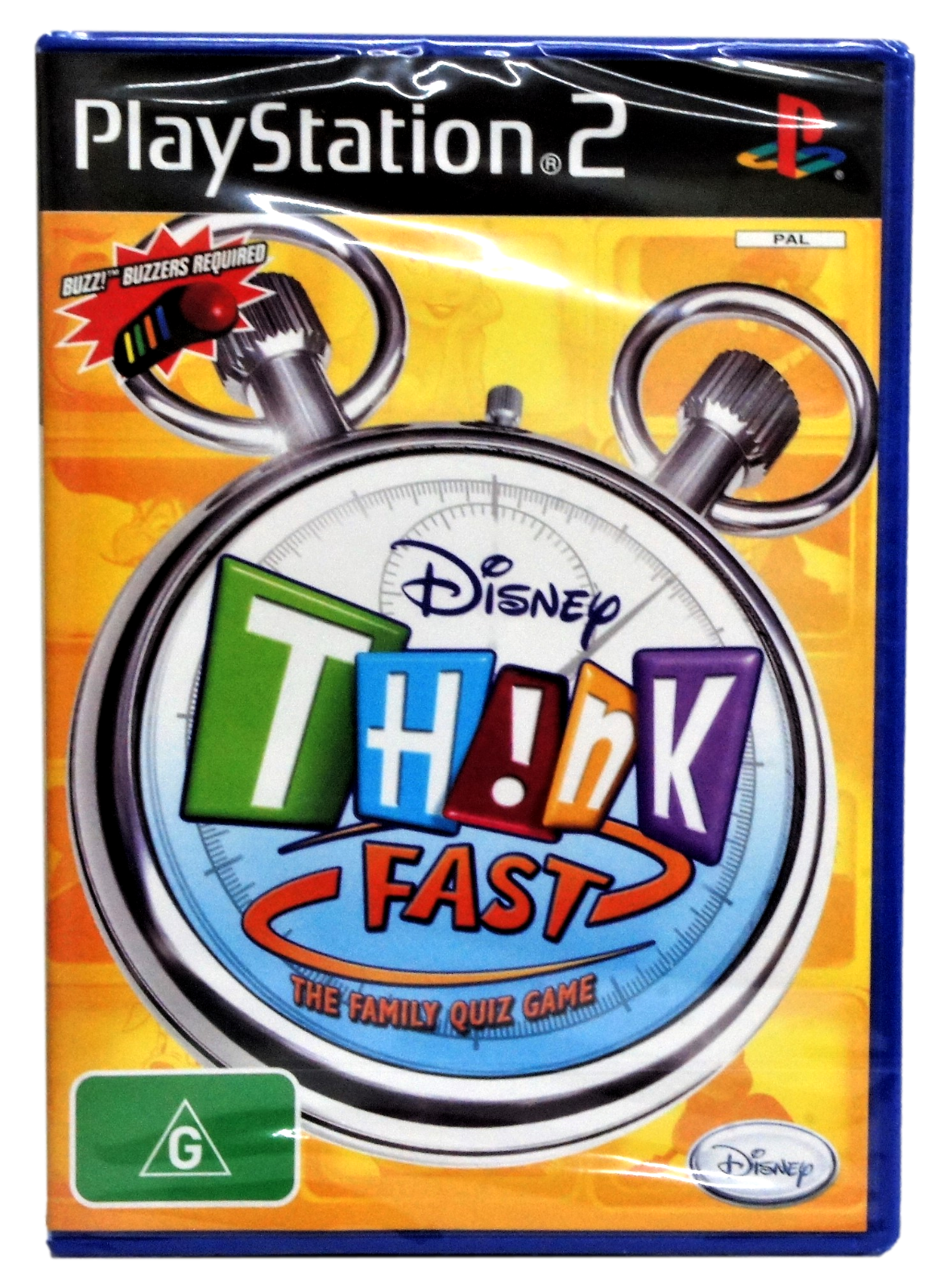 Buy Disney Think Fast PS2 PAL *Sealed* Playstation - MyDeal Australia