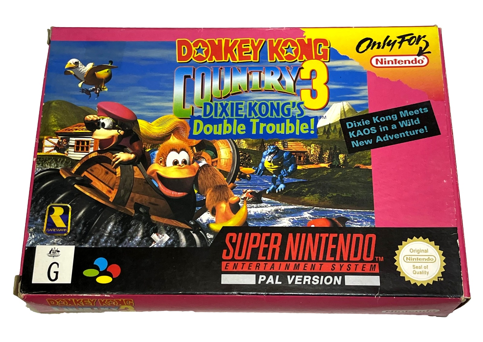 Buy Donkey Kong Country 3 Dixie Kong's Double Trouble Nintendo SNES ...
