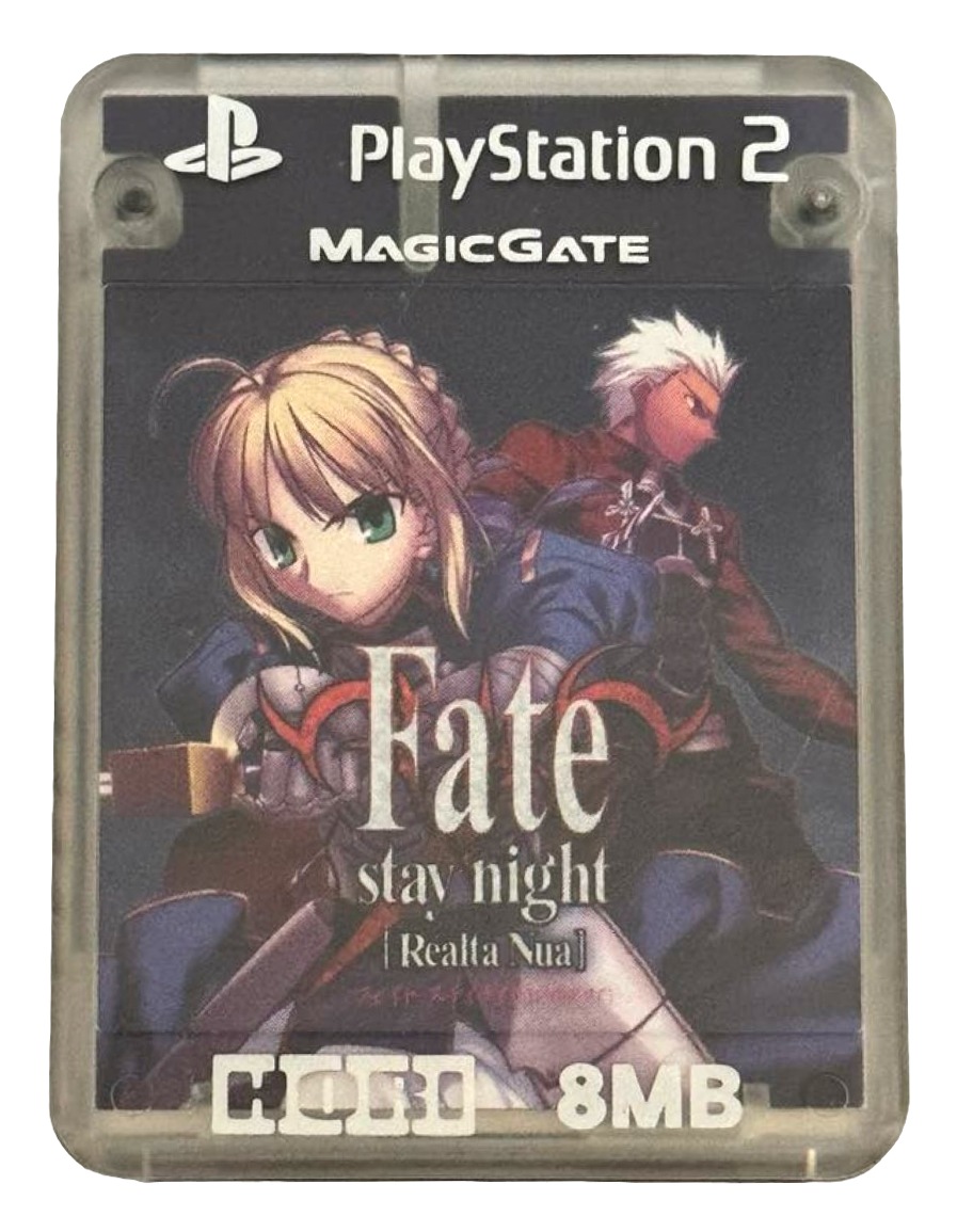 Buy Fate Stay Night Hori Magic Gate PS2 Memory Card PlayStation 2 ...