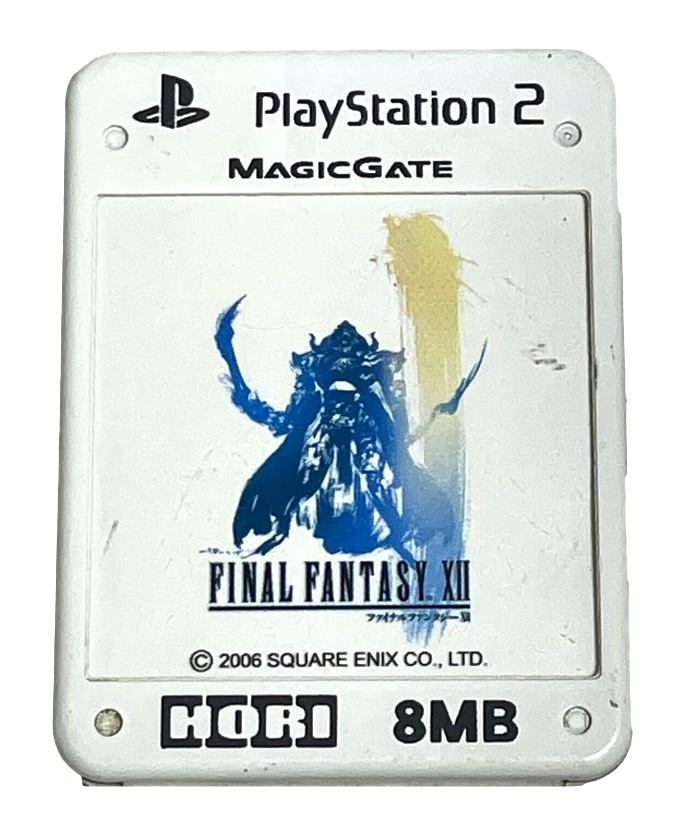 Buy Final Fantasy XII Hori Magic Gate PS2 Memory Card PlayStation 2 ...