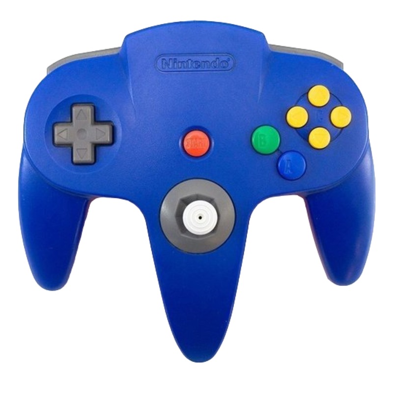 Genuine Blue Nintendo 64 Controller Refurbed Toggle (Preowned) - MyDeal
