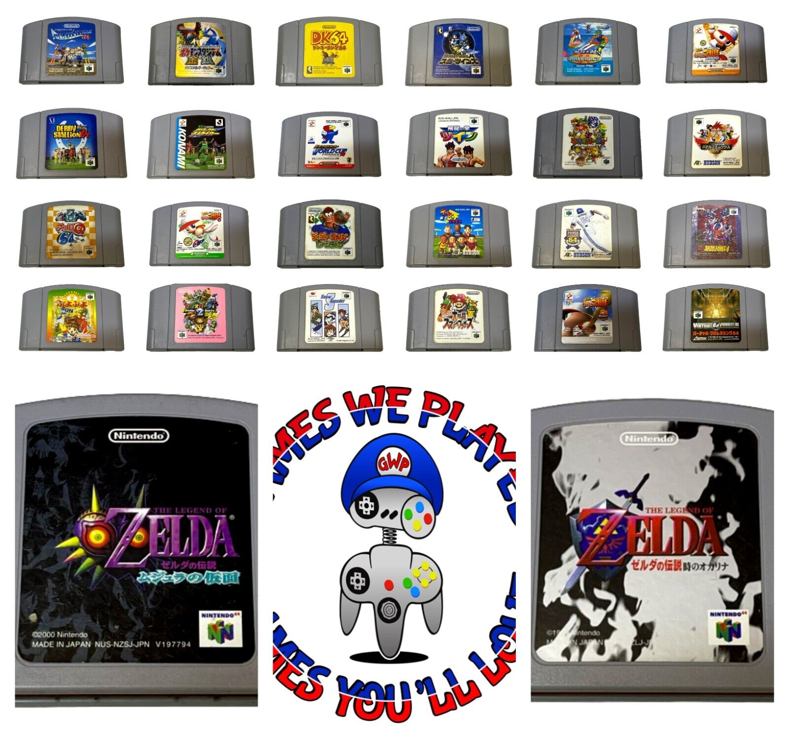 Buy Japanese Nintendo 64 Genuine N64 Games - NTSC-J Cartridge Dropdown ...
