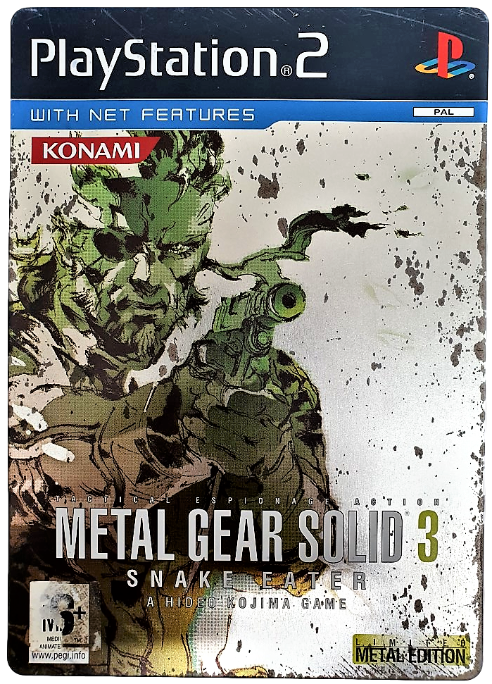 Buy Metal Gear Solid 3 Snake Eater PS2 PAL *Complete* Steelbook (Pre ...