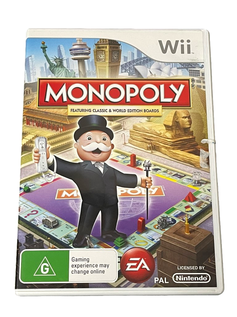 Buy Monopoly Nintendo Wii PAL *Complete* Wii U Compatible (Pre-Owned ...