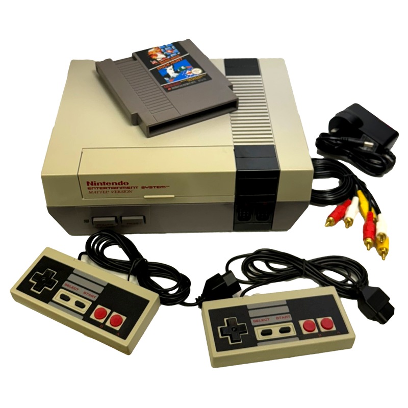 Buy NES Nintendo Console + 2 Controller PAL With Super Mario Bros Fully ...