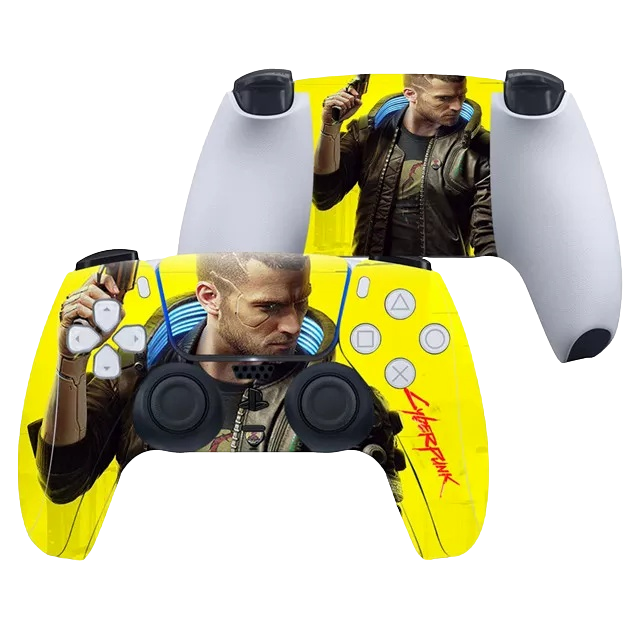 Buy Playstation Sticker For PS5 Controller Skin Decal - Cyberpunk ...