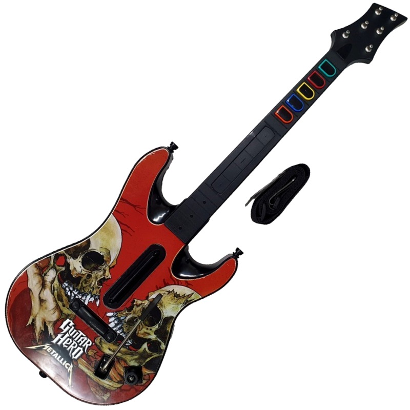 Buy Red Octane Metallica Wireless Guitar Hero Controller + Dongle for ...