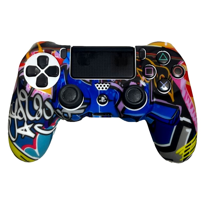 Buy Silicone Cover For PS4 Controller Case Skin - Grafitti - MyDeal
