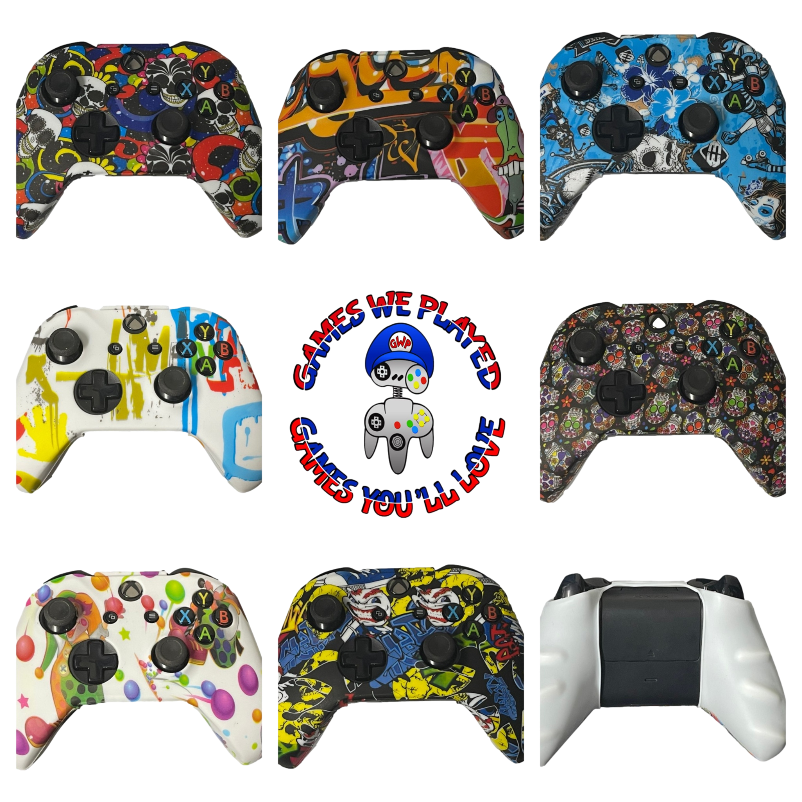 Buy Silicone Cover For XBOX ONE Controller Case Skin Cool Designs Extra ...