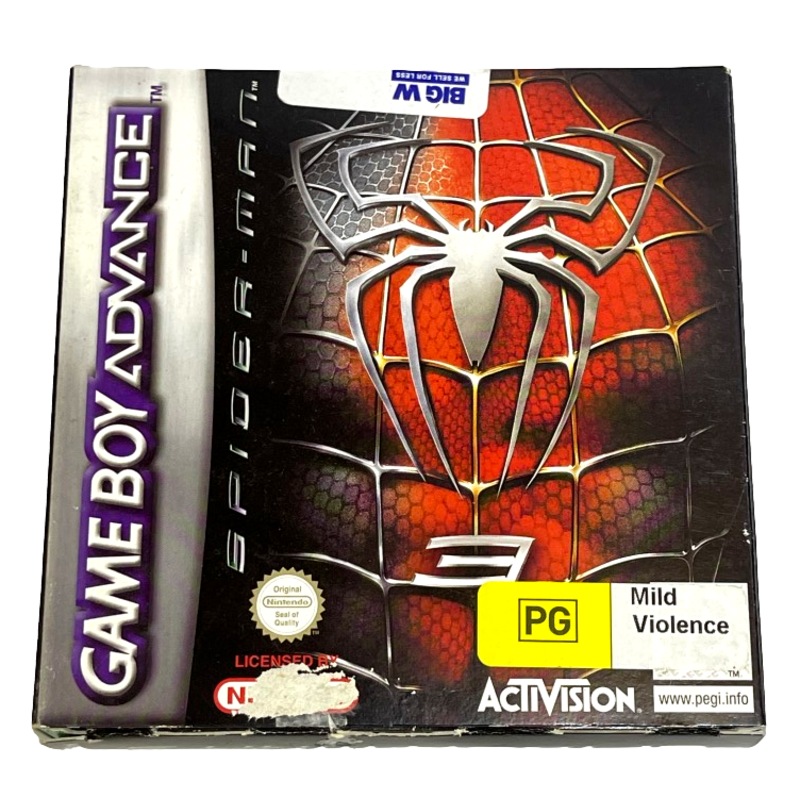Buy Spider-Man 3 Nintendo Gameboy Advance GBA Complete* Boxed (Preowned ...