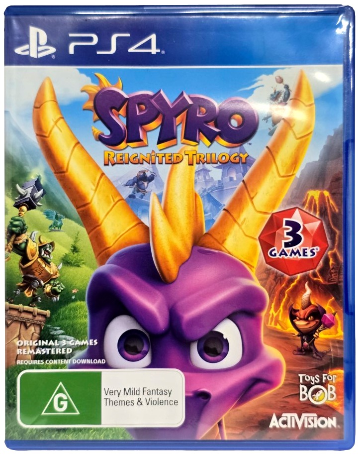Buy Spyro Reignited Trilogy Sony PS4 Playstation 4 (Preowned) - MyDeal ...