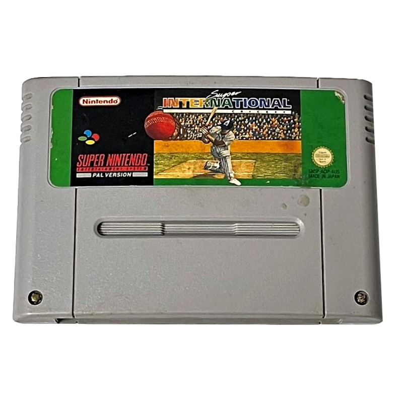 Buy Super International Cricket Super Nintendo SNES PAL (B Grade Label ...