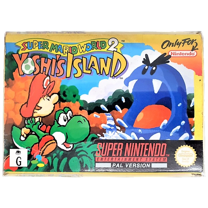 Buy Super Mario World 2 Yoshi's Island Super Nintendo SNES Boxed PAL ...
