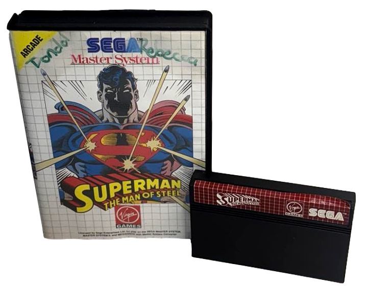 Buy Superman The Man of Steel Sega Master System *No Manual* (Preowned ...