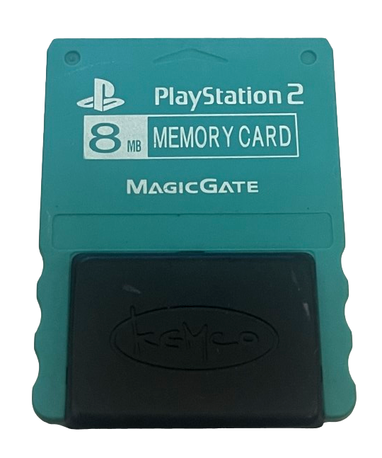 Buy Teal Kemco Magic Gate Sony PS2 Memory Card PlayStation 2 8MB ...