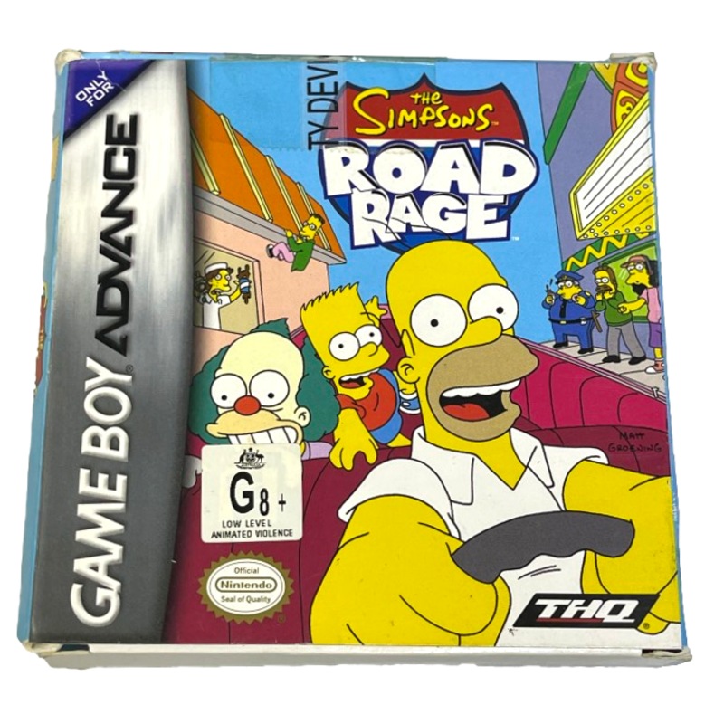 Buy The Simpsons Road Rage Nintendo Gameboy Advance GBA *Complete ...