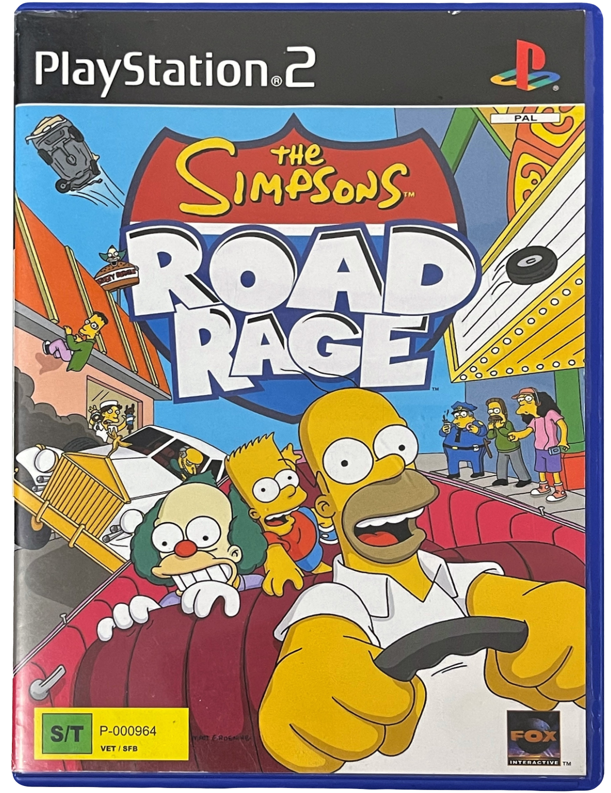 Buy The Simpsons Road Rage PS2 PAL *Complete* (Pre-Owned) - MyDeal ...