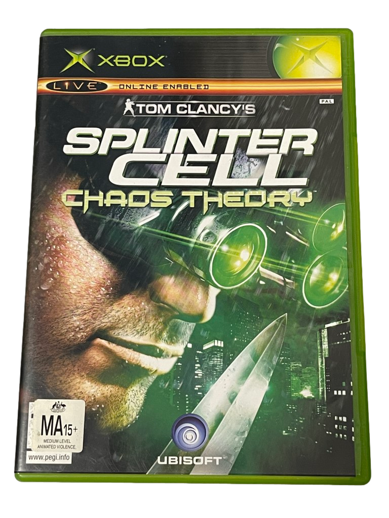 Buy Tom Clancy's Splinter Cell Chaos Theory XBOX Original PAL *Complete ...
