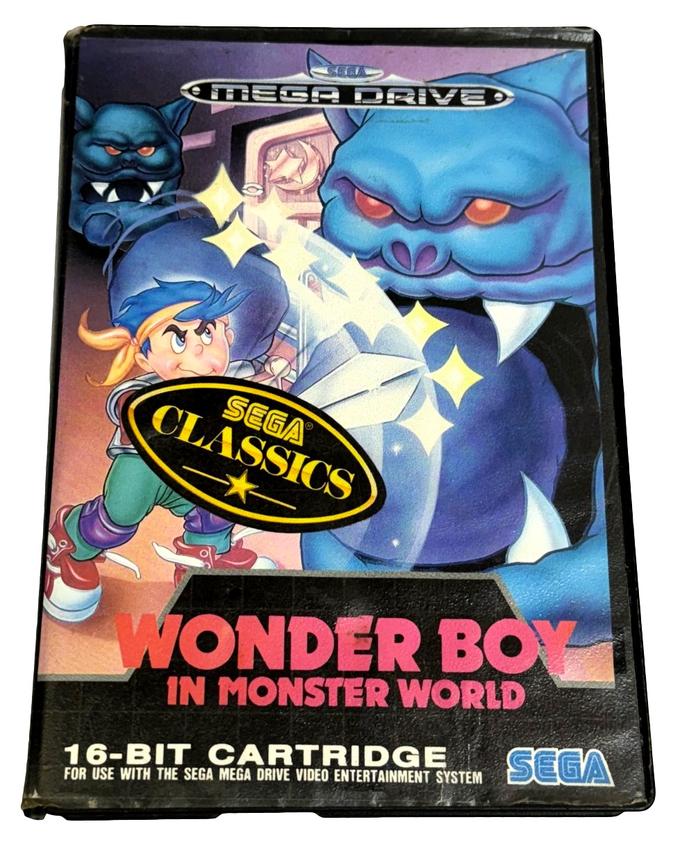 Buy Wonder Boy in Monster World Sega Mega Drive PAL *No Manual ...