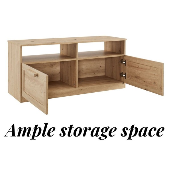 Buy Allure TV Entertainment Unit TV Cabinet 110cm + 1 Side Table ...