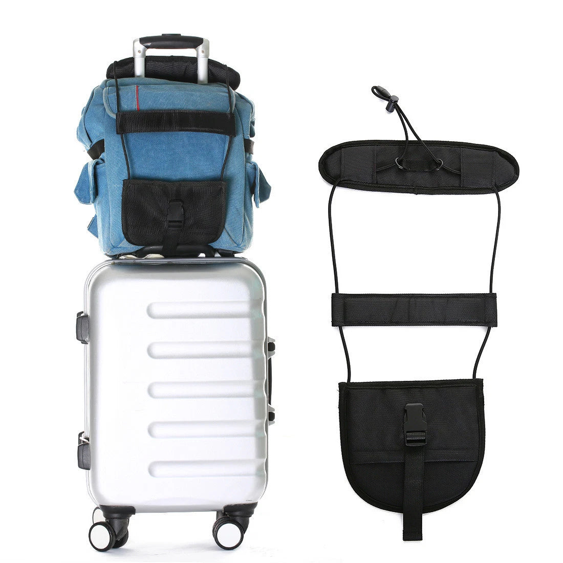 Buy Travel Luggage Adjustable Bag Bungee Suitcase Tape Belt Carry On ...