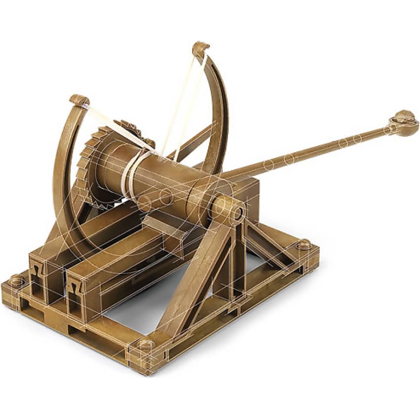 Buy Academy Da Vinci Machine Series Catapult Kit Plastic Model Kit ...