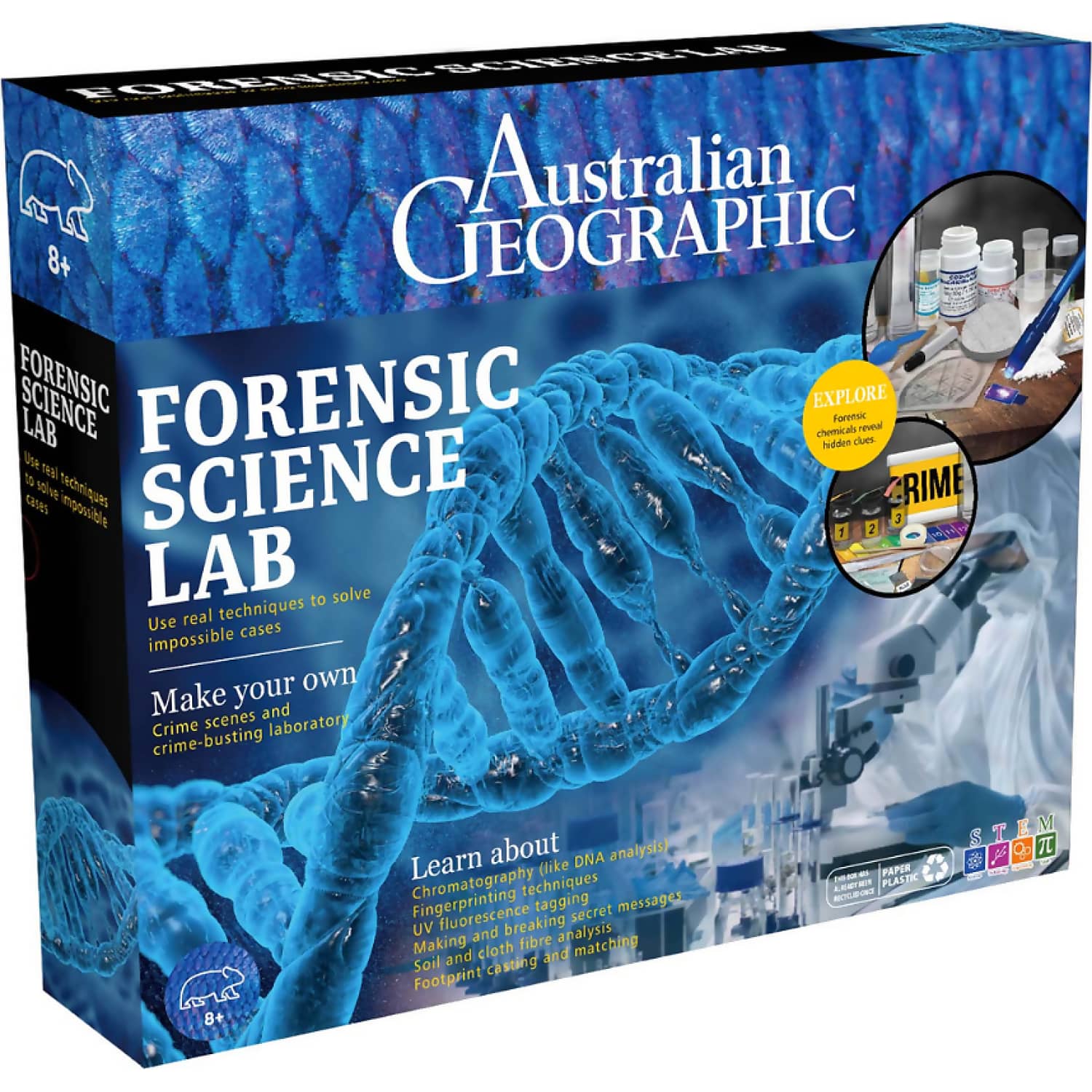 Buy Australian Geographic - Forensic Science Lab Kit - MyDeal Australia