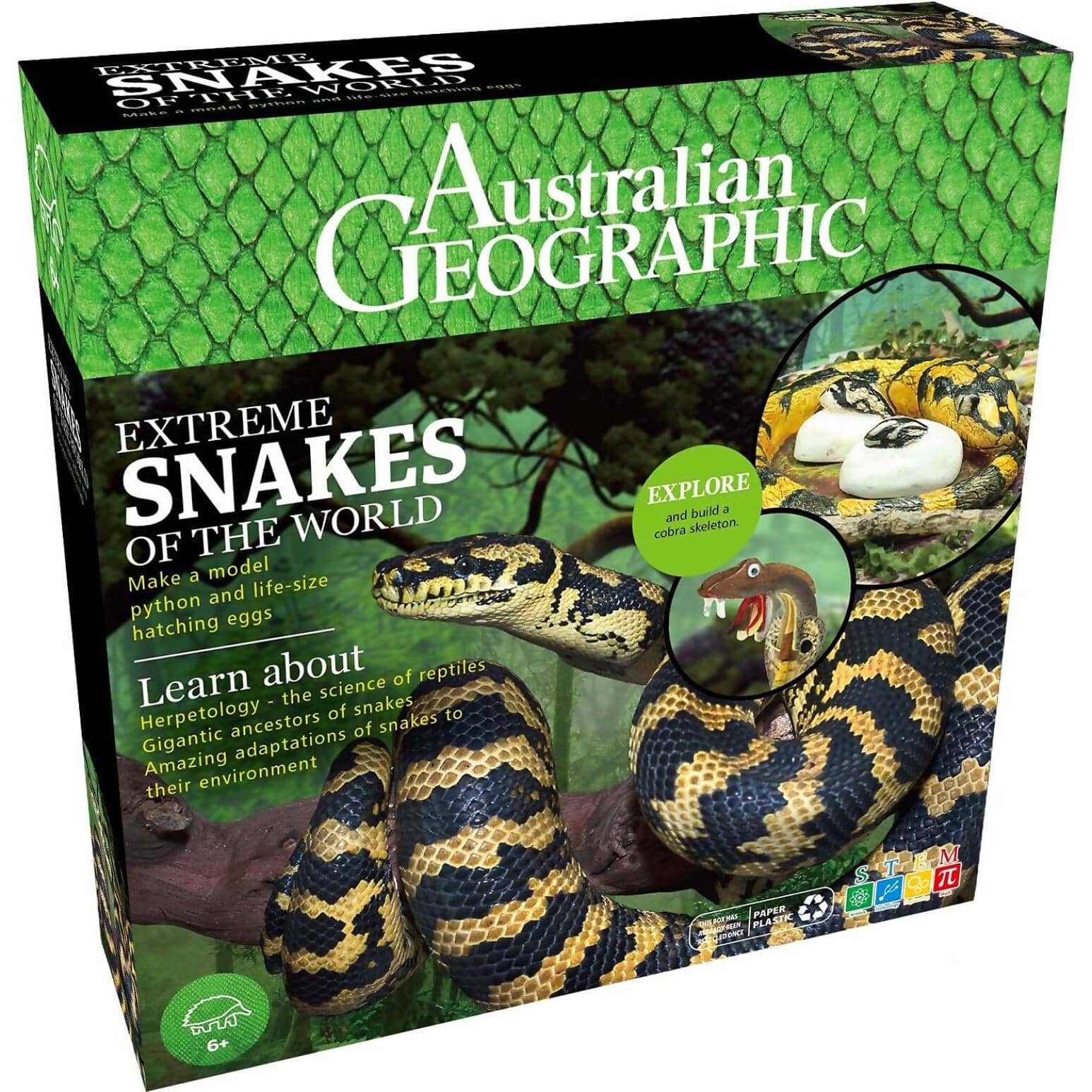 Buy Australian Geographic - Snakes Of The World Kit - MyDeal Australia