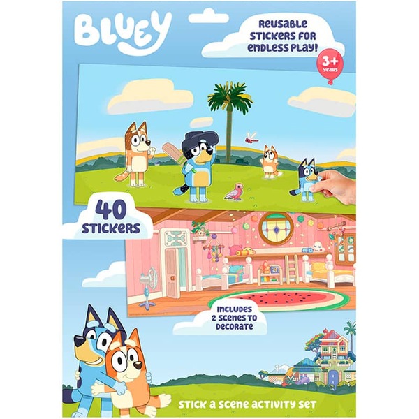 Buy Bluey - Stick A Scene Activity Set - MyDeal Australia