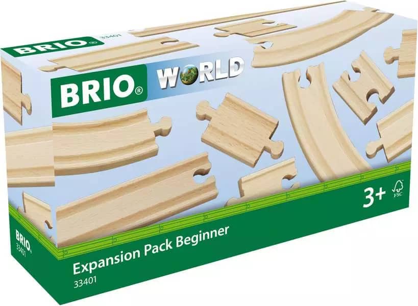 Buy Brio World - Wooden Train Tracks Expansion Pack Beginner 11pce ...