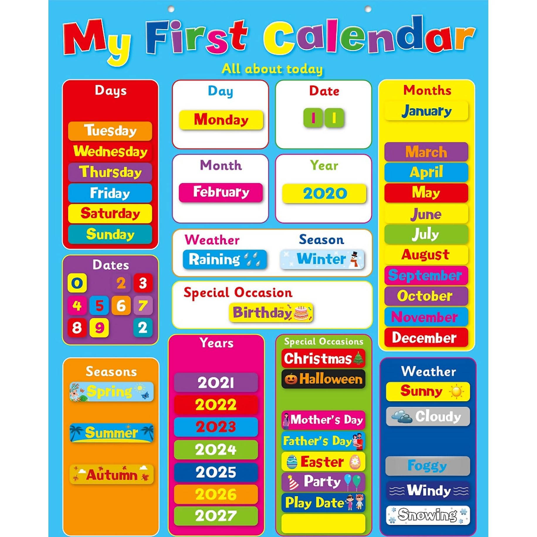 Buy Buddy & Barney - My First Calendar - MyDeal Australia