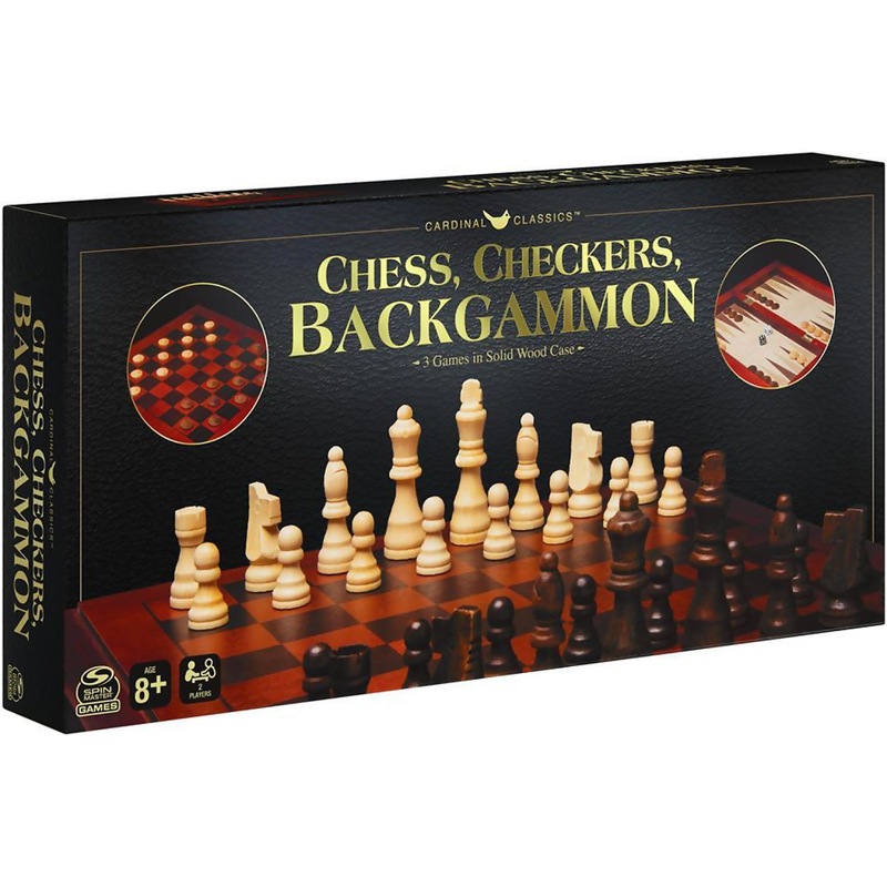 Buy Cardinal - Classics Chess Checkers And Backgammon - MyDeal