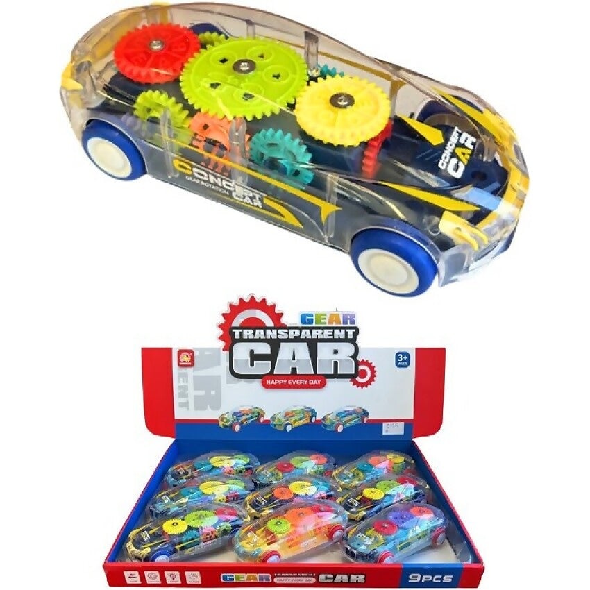Buy Concept Car - Transparent Car With Gears And Lights (assorted ...
