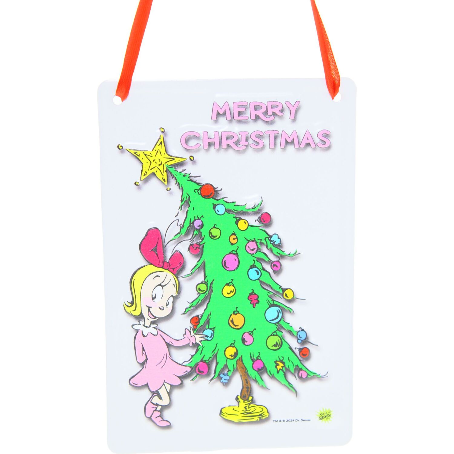 Buy Cotton Candy - Xmas Dr. Seuss Small Cindy-lou Metal Sign 15x10cm ...