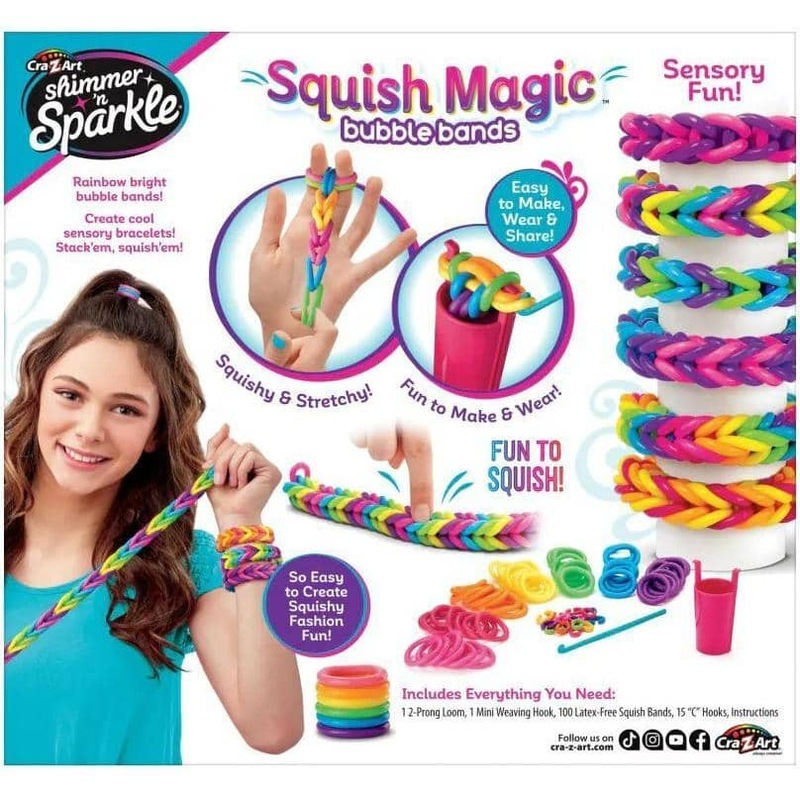 Buy Cra-z-art - Shimmer 'n Sparkle Squish Magic Bubble Bands - MyDeal