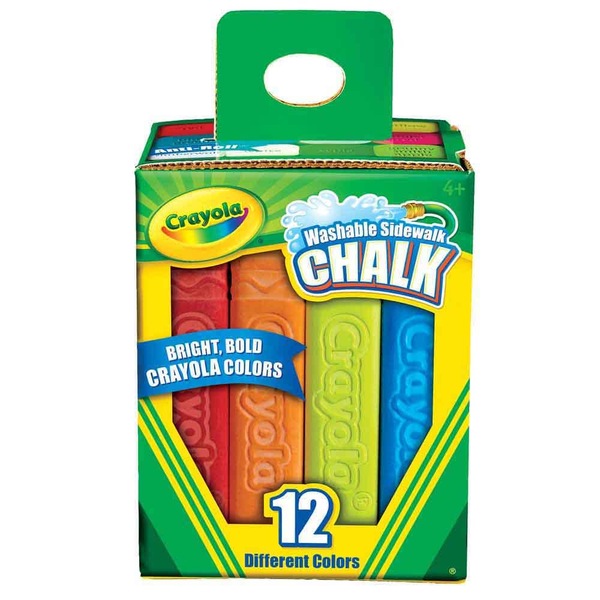 Buy Crayola - 12 Pack Sidewalk Chalk Boxed - MyDeal Australia