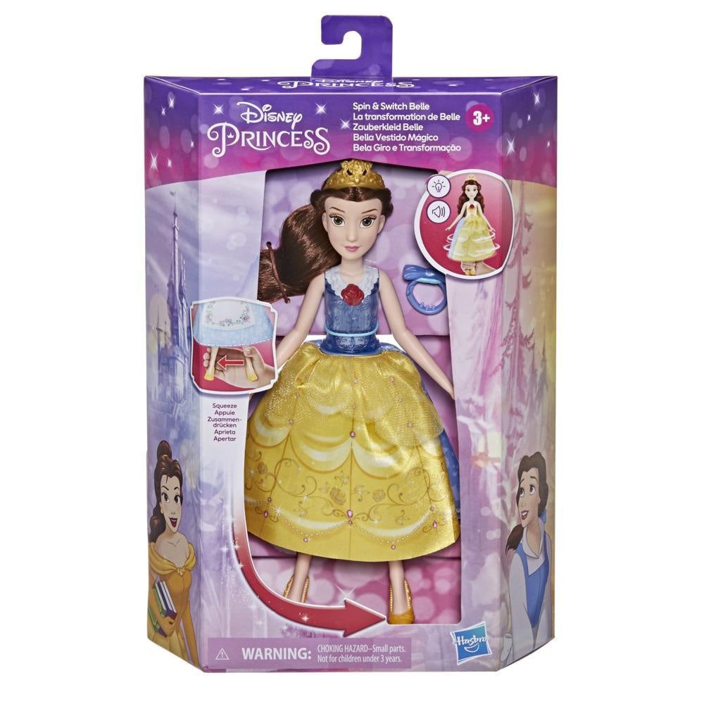 Buy Disney Princess Belle Fashion Doll Spin & Switch - MyDeal Australia