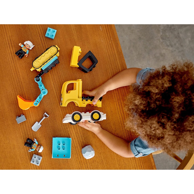 Buy LEGO 10931 Truck & Tracked Excavator - DUPLO - MyDeal