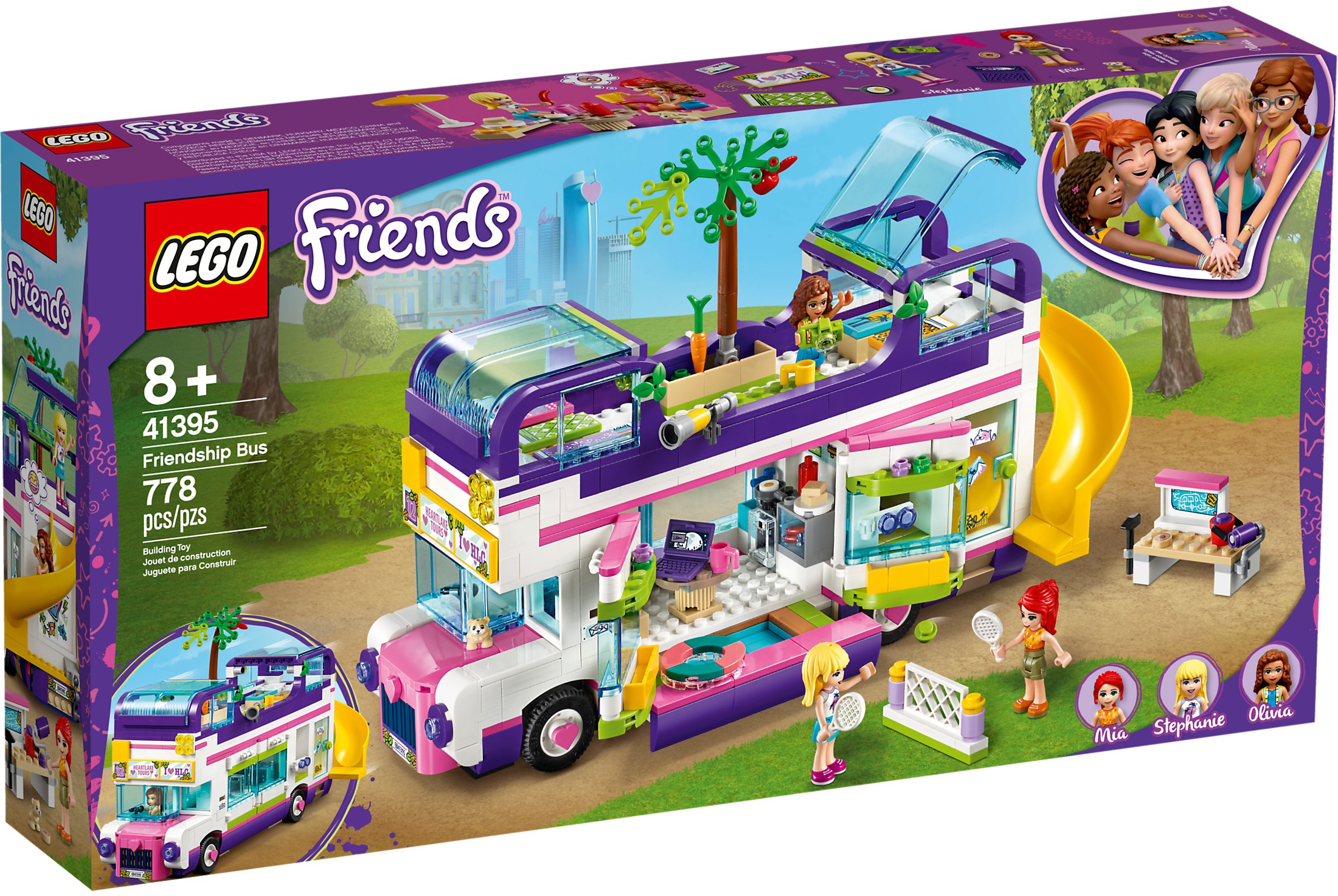 Buy LEGO 41395 Friendship Bus - Friends - MyDeal Australia