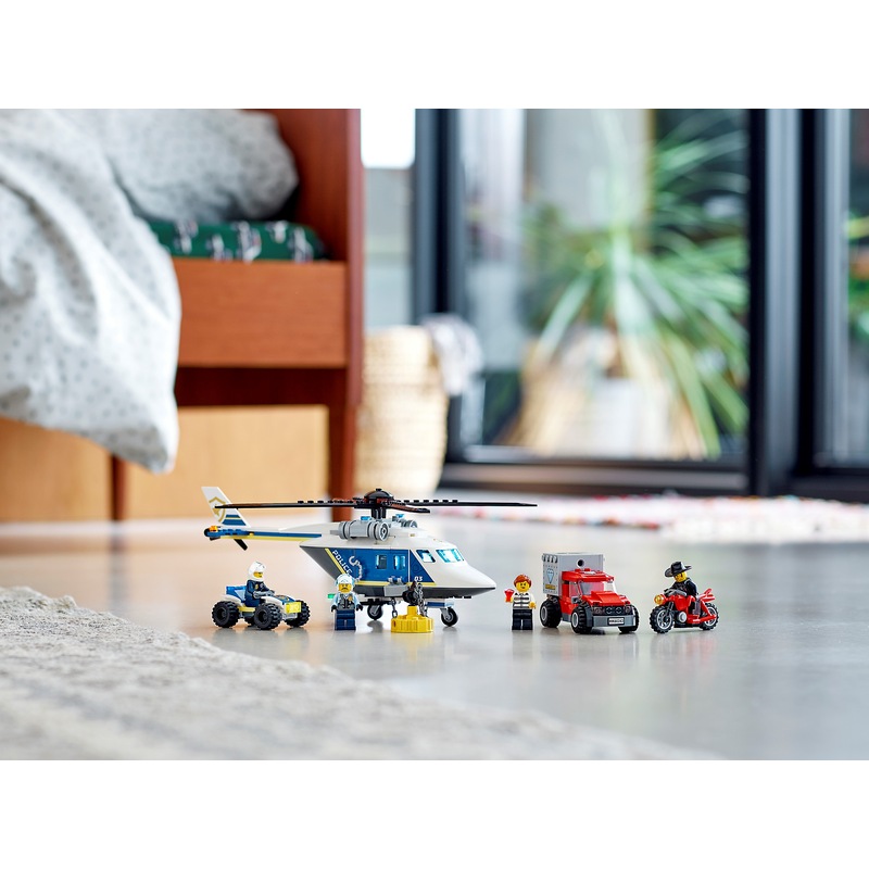 Buy LEGO 60243 Police Helicopter Chase - City - MyDeal