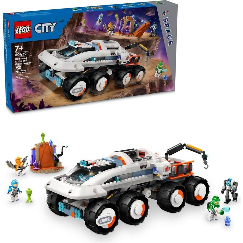 Buy LEGO 60432 Command Rover and Crane Loader - City - MyDeal