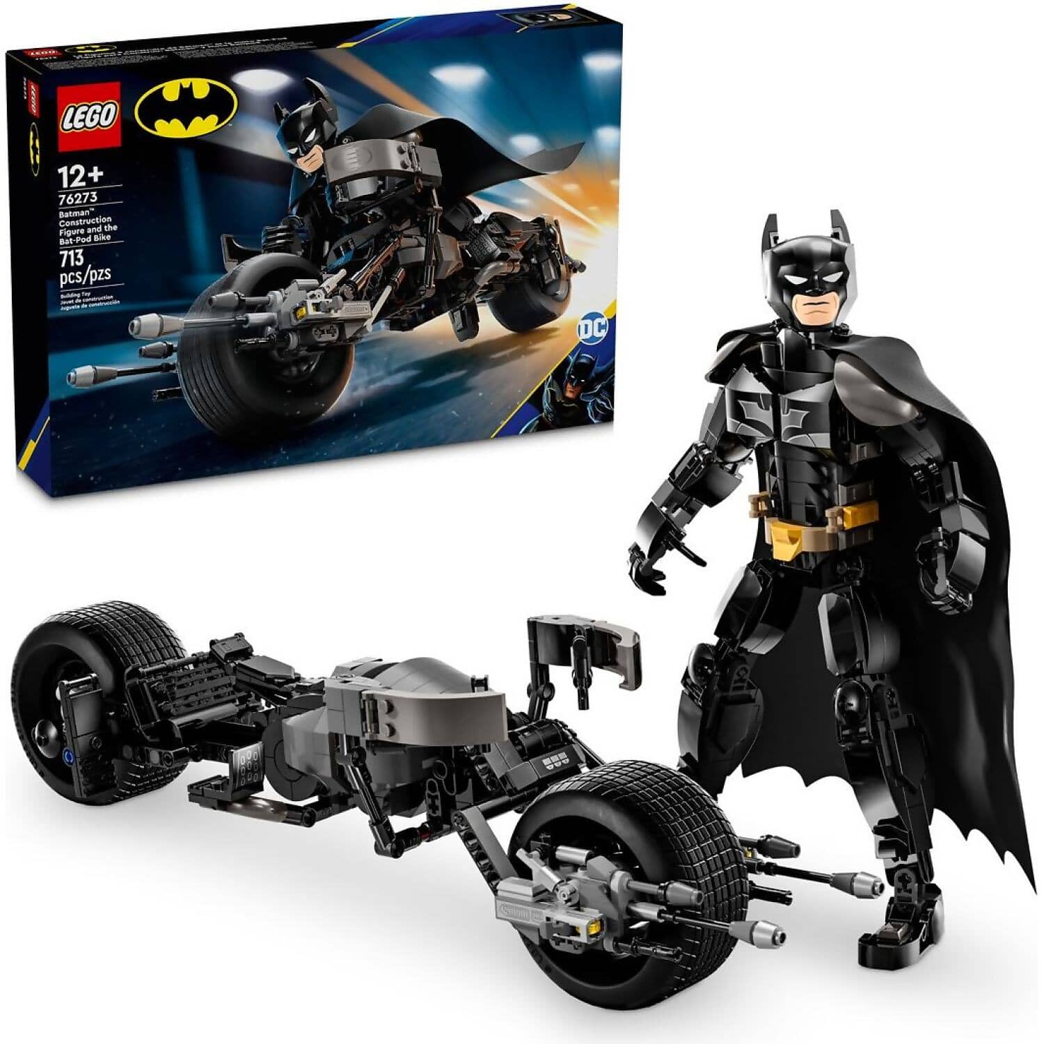 Buy LEGO 76273 Batman Construction Figure and the Bat-Pod Bike - DC Super Heroes - MyDeal Australia