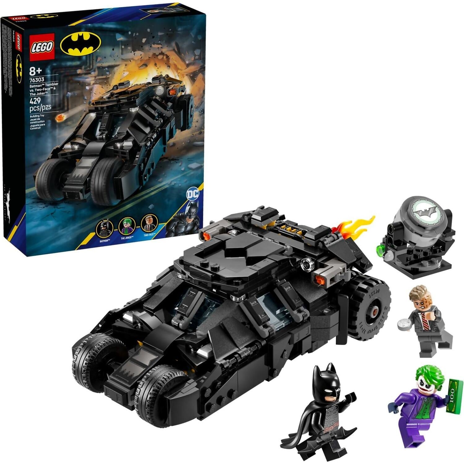 Buy LEGO 76303 Batman™ Tumbler Vs. Two-face™ & The Joker - DC Super ...